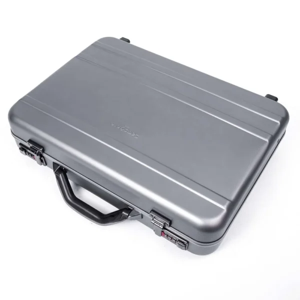 Aluvox BA0332 silver aluminum briefcase hard shell business suitcase ...